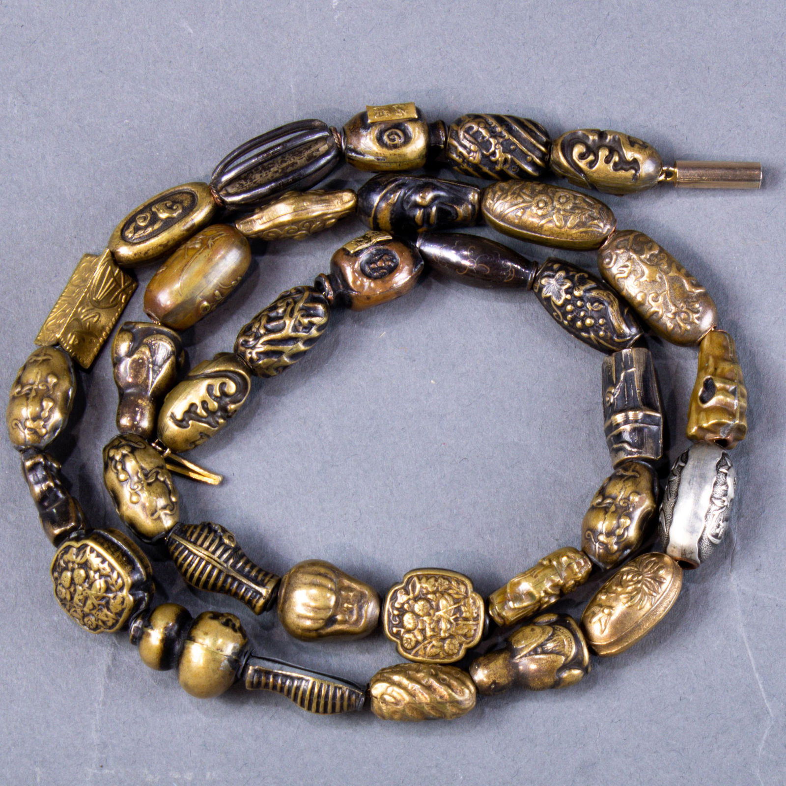 Group Of Japanese Ojime Beads