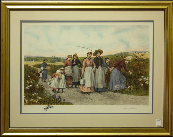 Prints, Berry Pickers, James King
