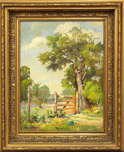 Painting, Santa Duran, Texas Ranch