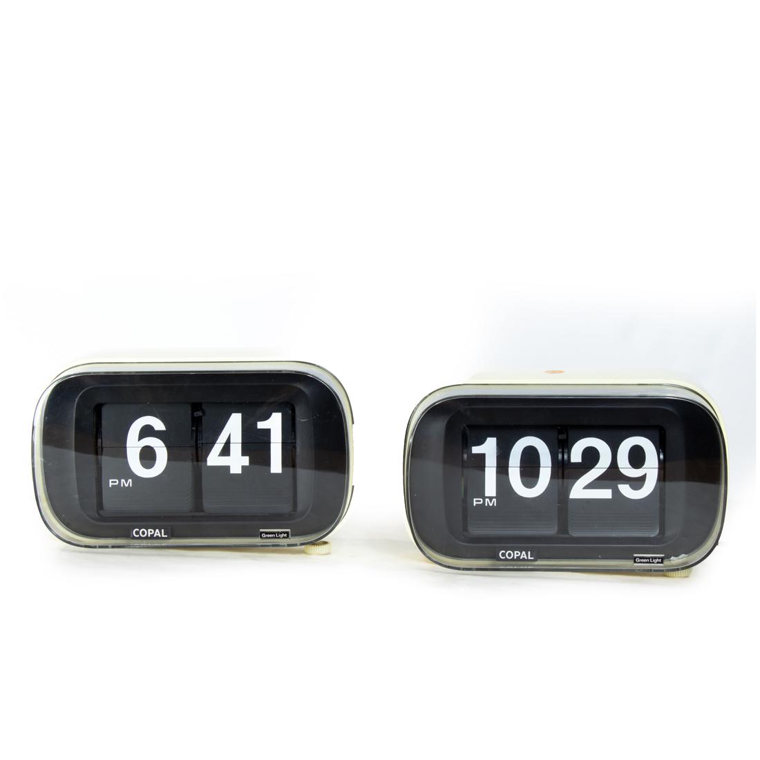 (lot Of 3) Copal Flip Clocks