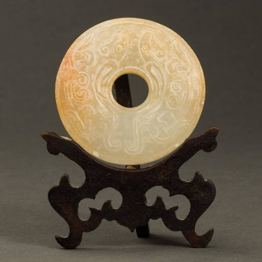 Chinese russet white jade bi disc (#4701) on May 21, 2022 | Clars ...