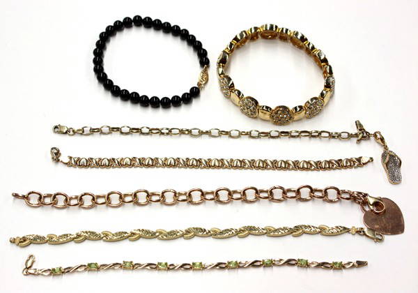 Collection Of Seven Bracelets