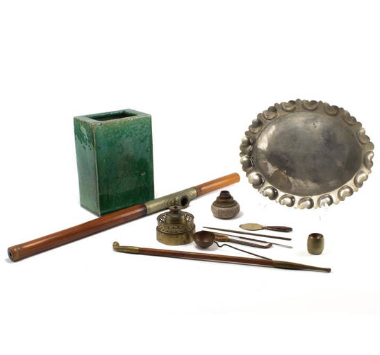 Partial set of Chinese opium smoking tools (#9824) on Jun 19, 2022 ...