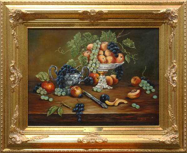 Painting, Barbara Burris, Silver And Porcelain