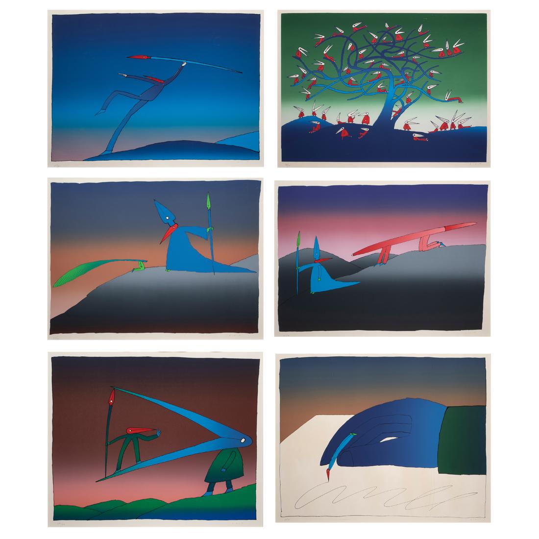 Jean-Michel Folon Prints & Multiples for Sale at Auction