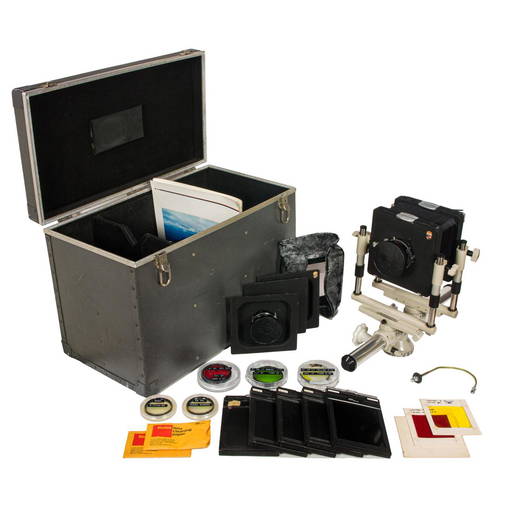 A German Linhof Kardan, Color 45s Professional 4" X 5" Camera