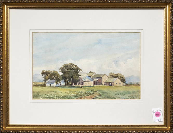Watercolor, Hilda M. Carter (#6039) on Feb 11, 2023 | Clars Auction ...