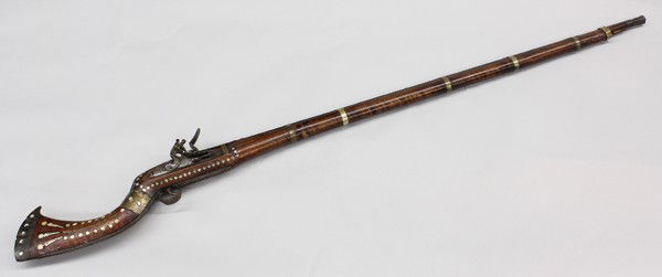 Afghan Flintlock Jezail Long Barreled Musket