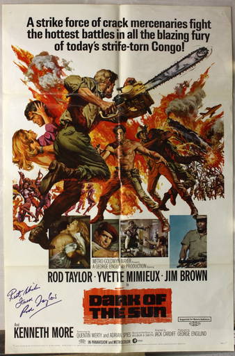 Autographed Movie Posters, Action/adventure