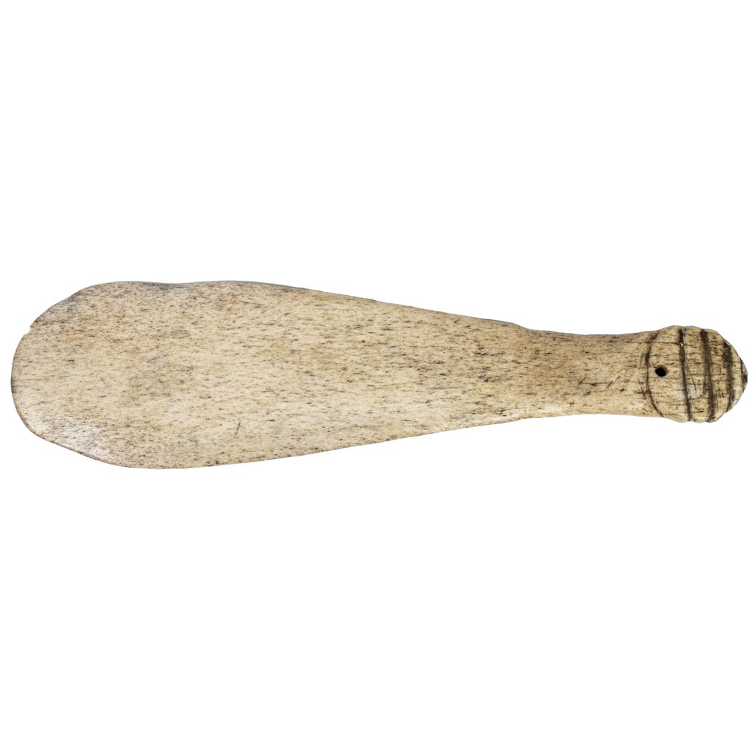 A Maori White Whale Bone Hand Club (patu Paraoa) Auction