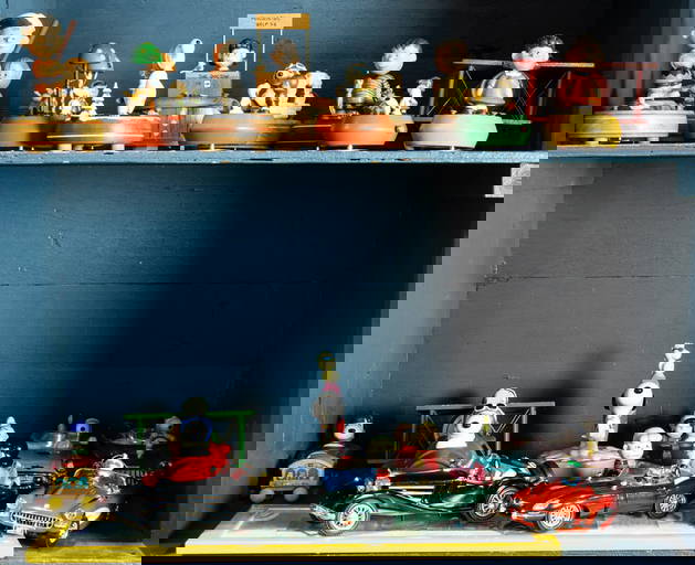 Collection Of "peanuts" Character Collectibles