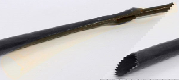 African carved ivory trumpet - Oct 08, 2005 | Clars Auction Gallery in CA