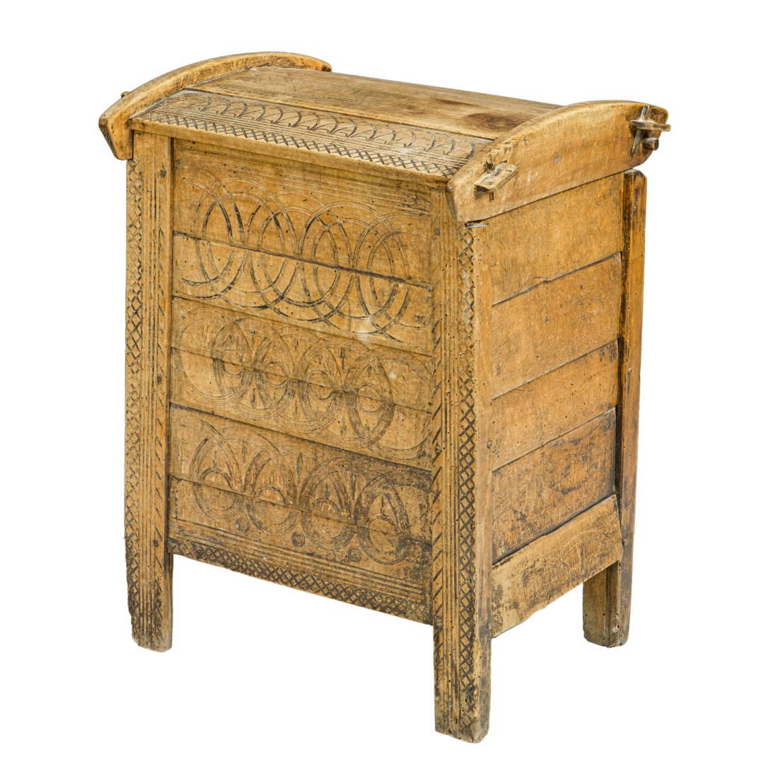 A Continental Primitive Storage Chest Auction