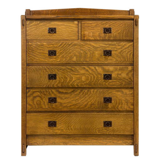 An Arts And Crafts Style Chest By Warren Hile Studios