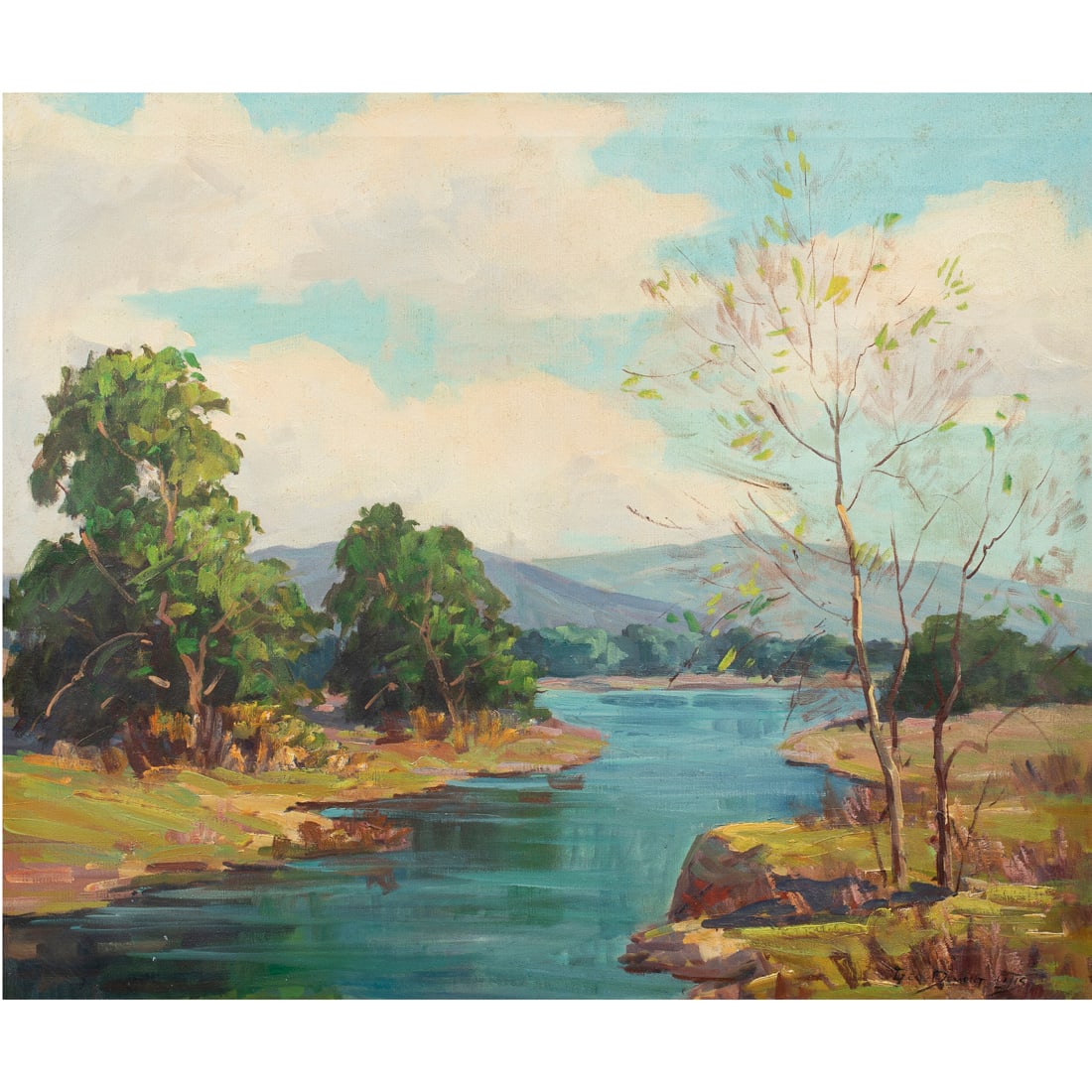 Painting, George Demont Otis Auction