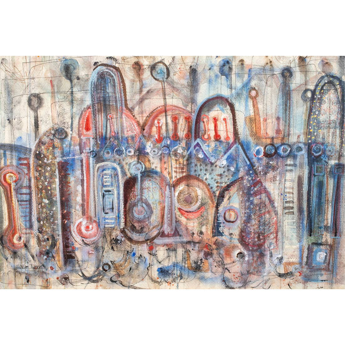 Work On Paper, Hilda Levy Auction