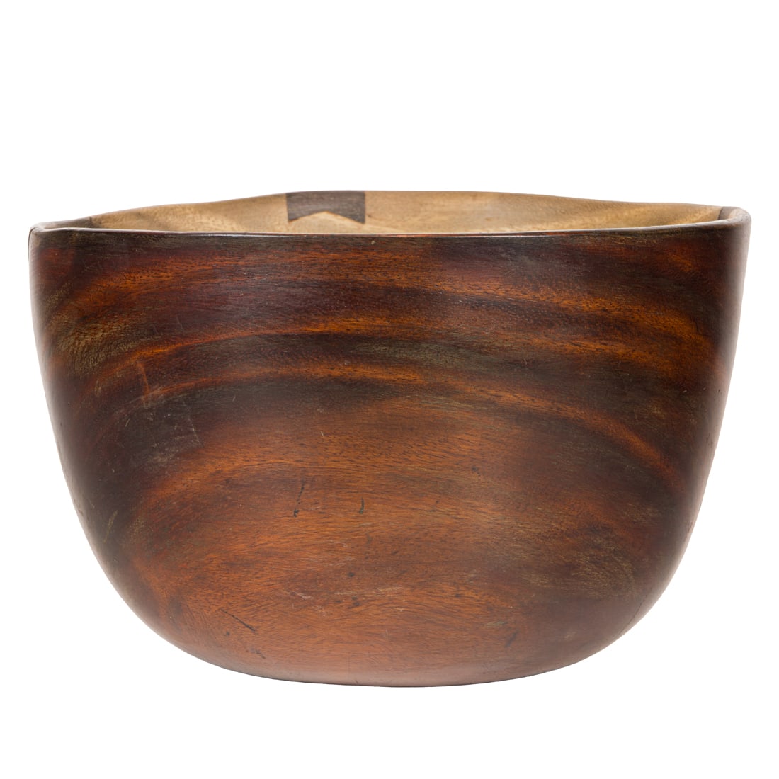 A Large Hawaiian Koa Poi Bowl Auction
