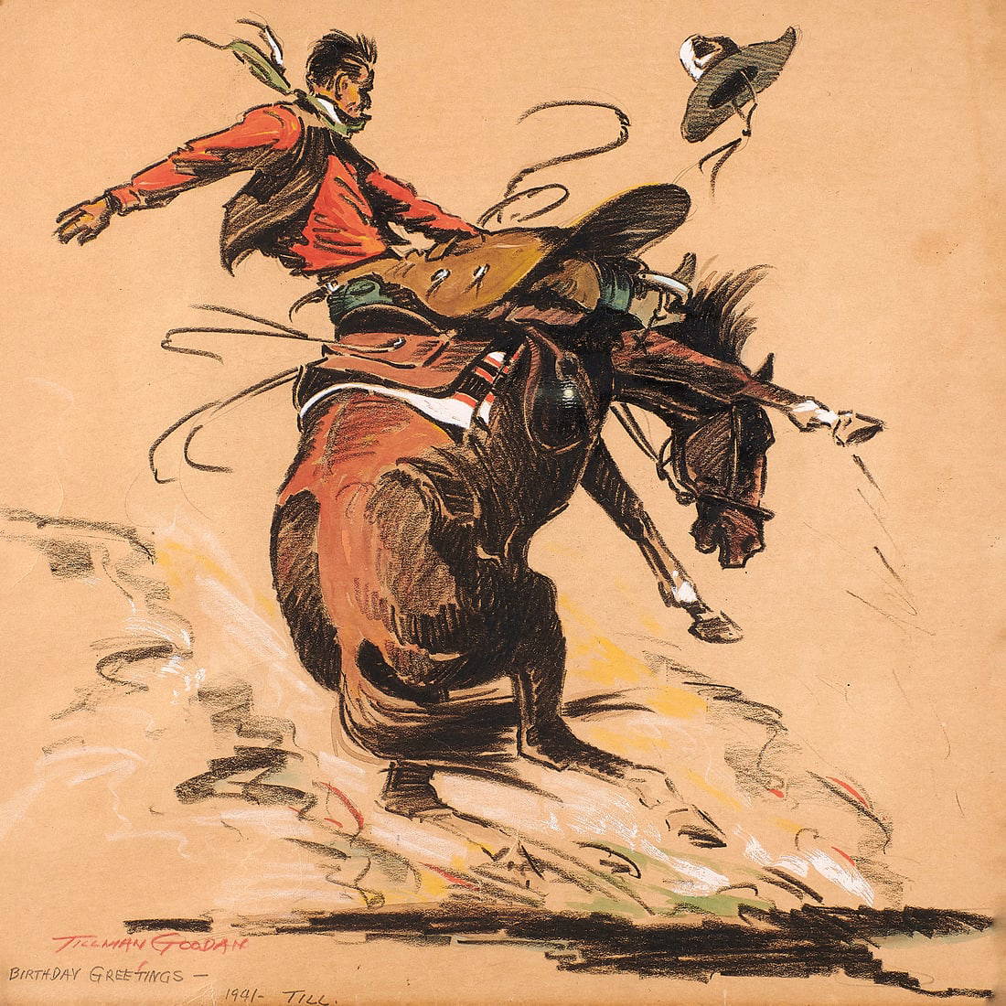 Work On Paper, Tillman Goodan Auction