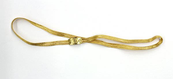 Yellow Gold Woven Neckchain