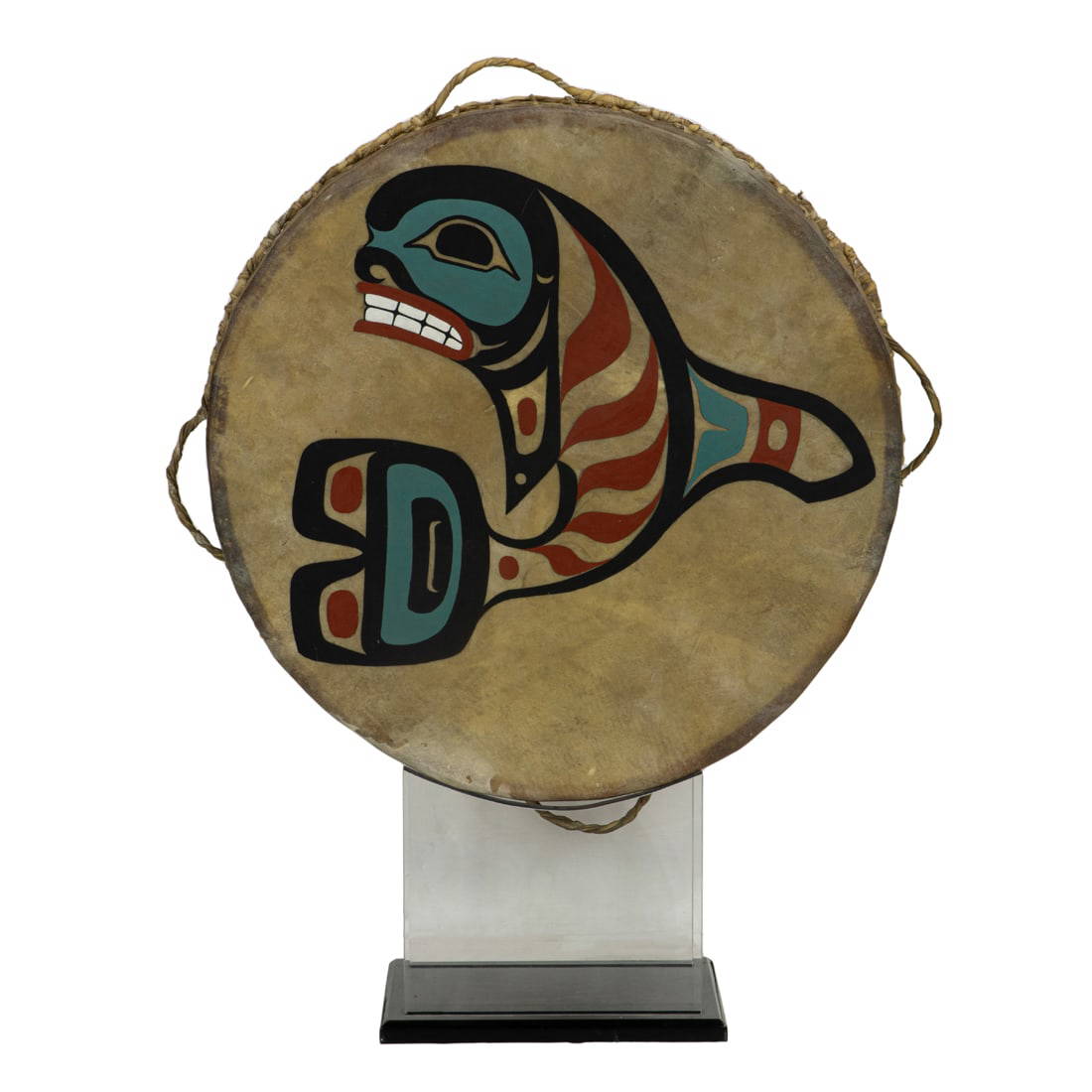 A Massive Northwest Coast Haida Ceremonial Dance Drum Auction