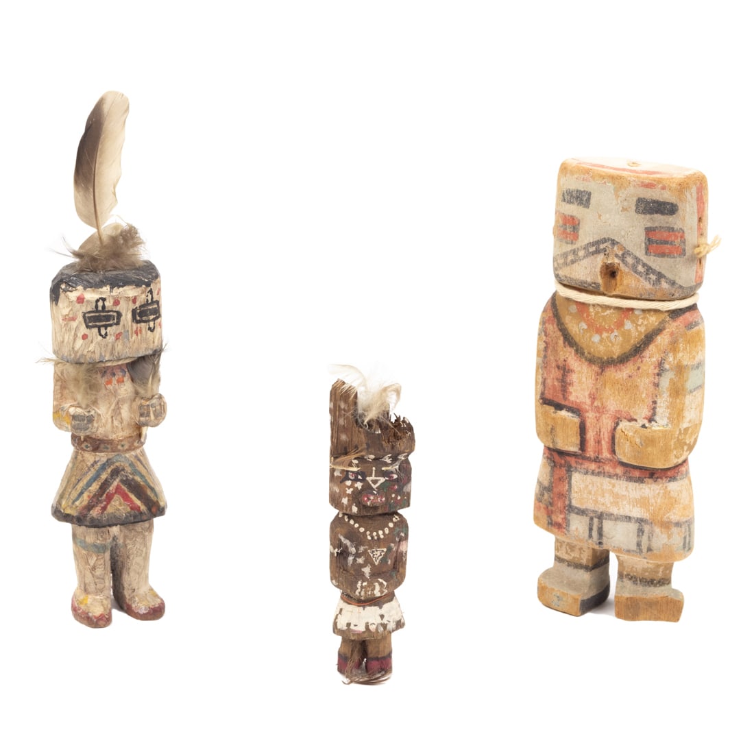 Three Vintage Miniature Kachinas Auction