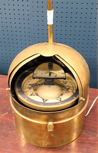 Brass Ships Compass Lamp