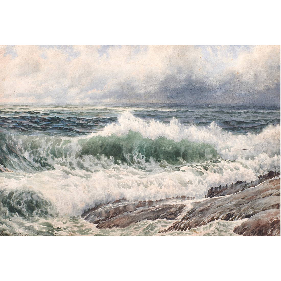 Watercolor, Henry Cady Auction