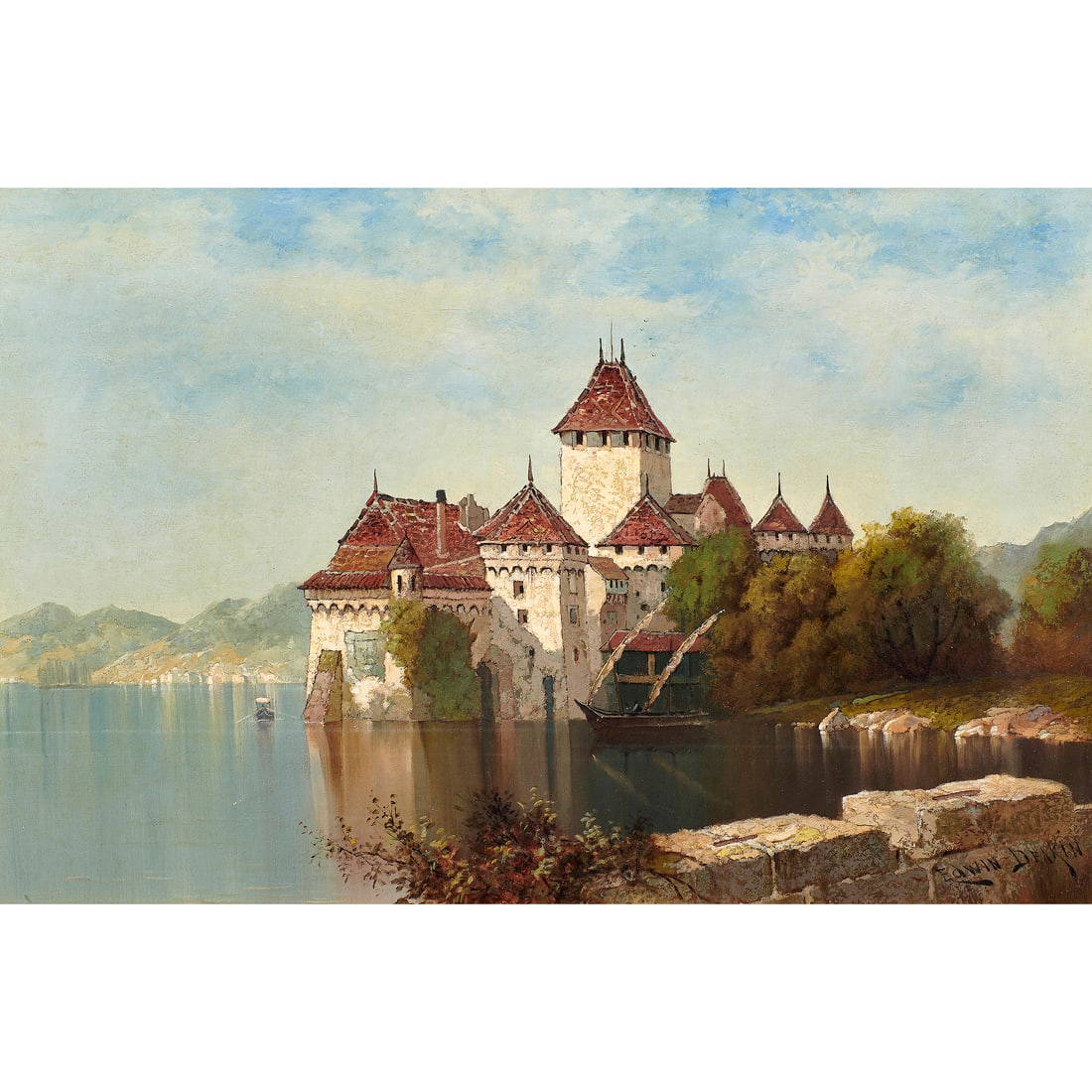 Painting, Edwin Deakin Auction