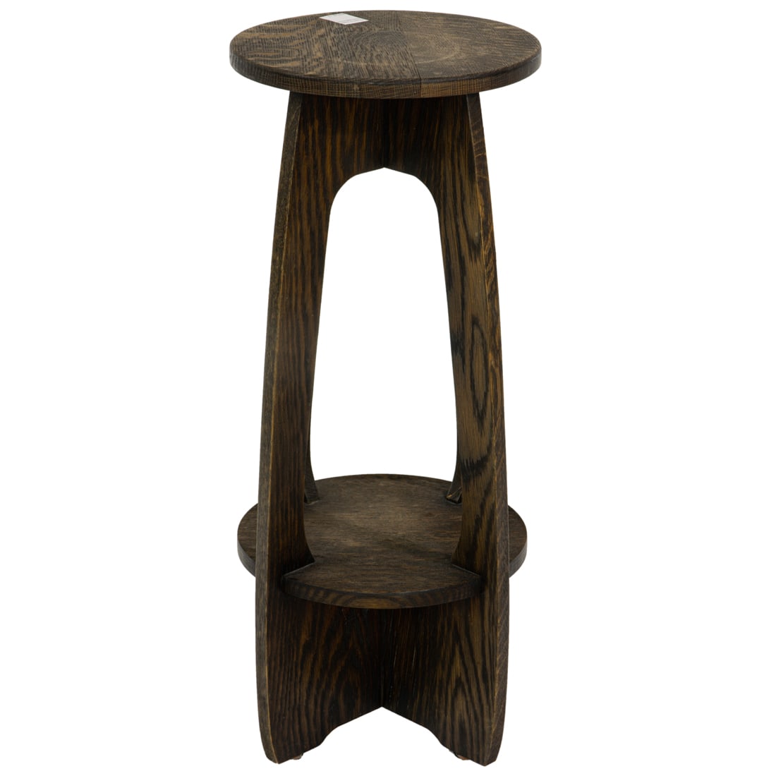 A Warren Hile Arts And Crafts Style Quartersawn Oak Occasional Table ...