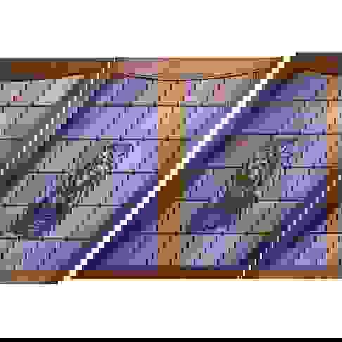 A Set Of Two Renaissance Revival Leaded Glass Windows, Circa 1870, Each ...