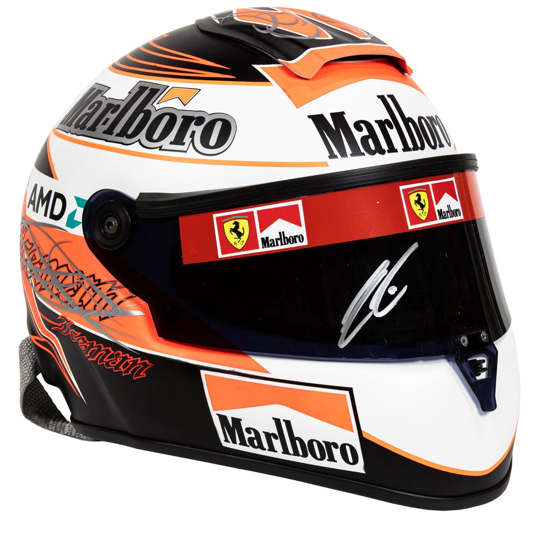 A Kimi Raikkonen Signed Ferrari Formula 1 Racing Helmet By Schuberth ...