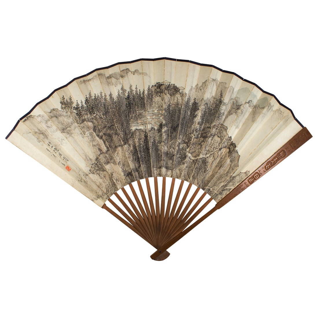 Pu Ru (pu Xinyu, 1896-1963) - Secluded Dwellings In Autumn Mountains ...