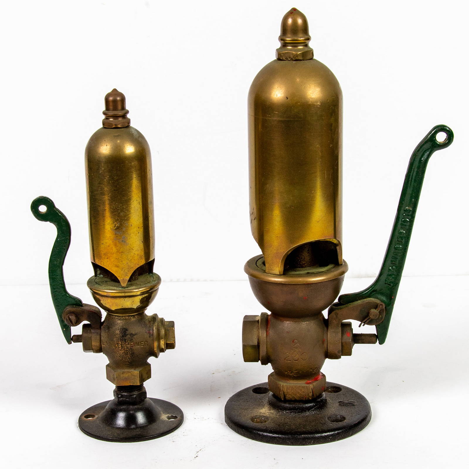 Two Lunkenheimer Locomotive Steam Whistles Auction