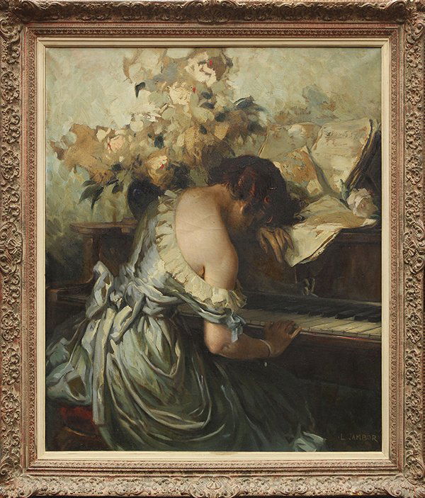 Louis Jambor, Remembrance, Oil On Canvas