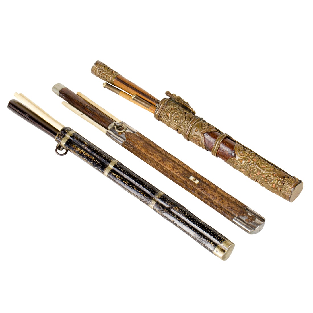(lot Of 3) Mongolian Chop Stick And Knife Set - Jun 20, 2025 | Clars ...