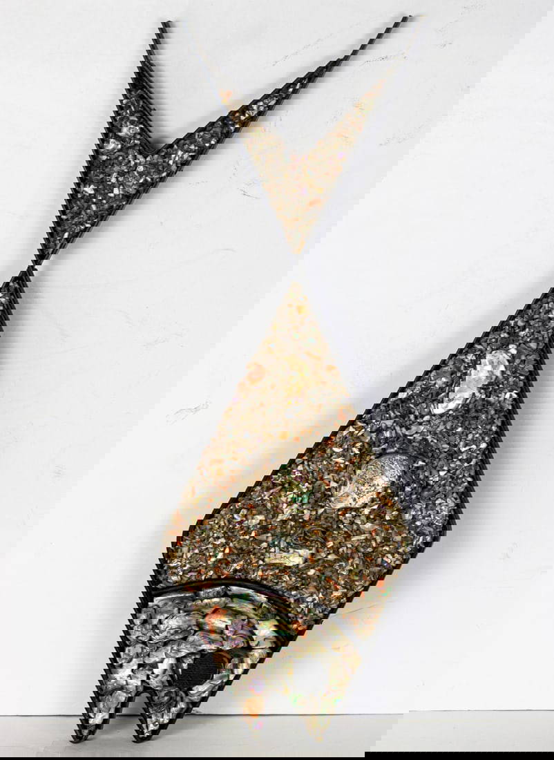 A Mid Century Mexican Abalone Shell Inlaid Plaque Of A Fish - Jun 21 ...