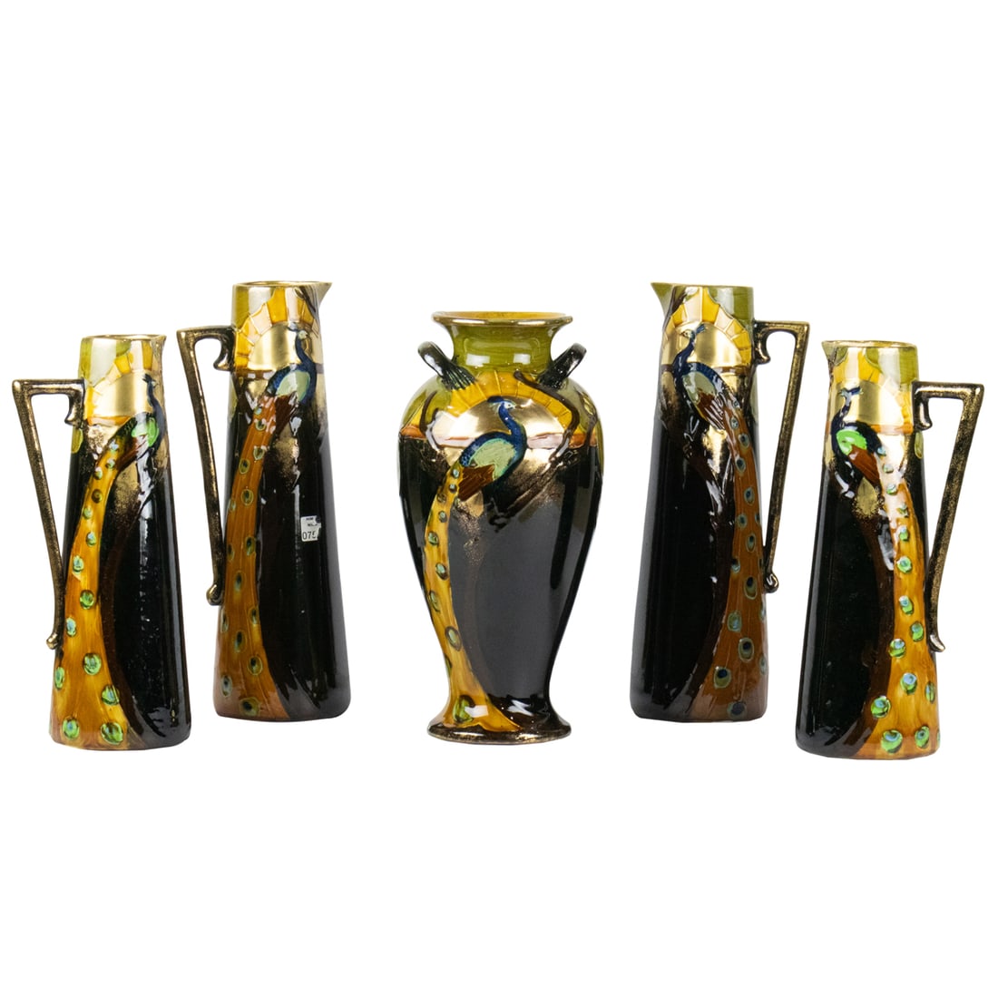 An English Arts Deco Thomas Forestor & Sons Phoenix Ware Five-piece ...