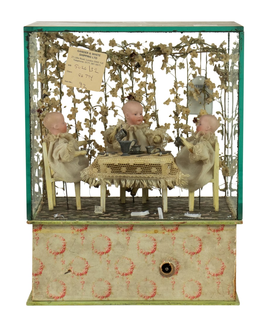 A Continental Porcelain Doll Automaton Music Box Auction