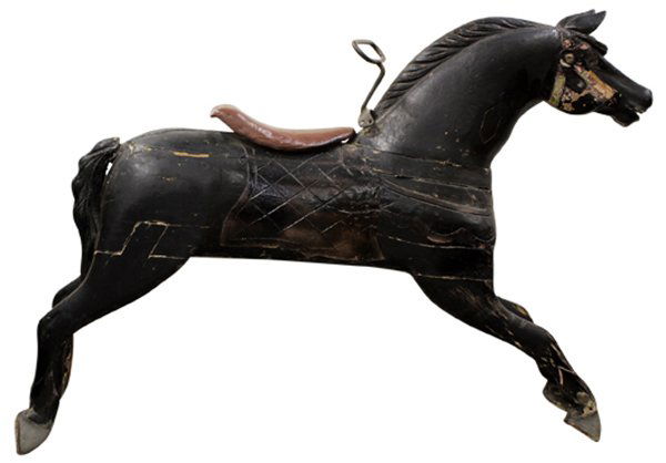 Racing Derby carousel horse, Charles Dare