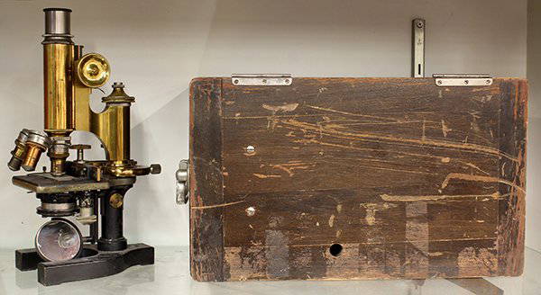 Antique Cased Spencer Research Microscope