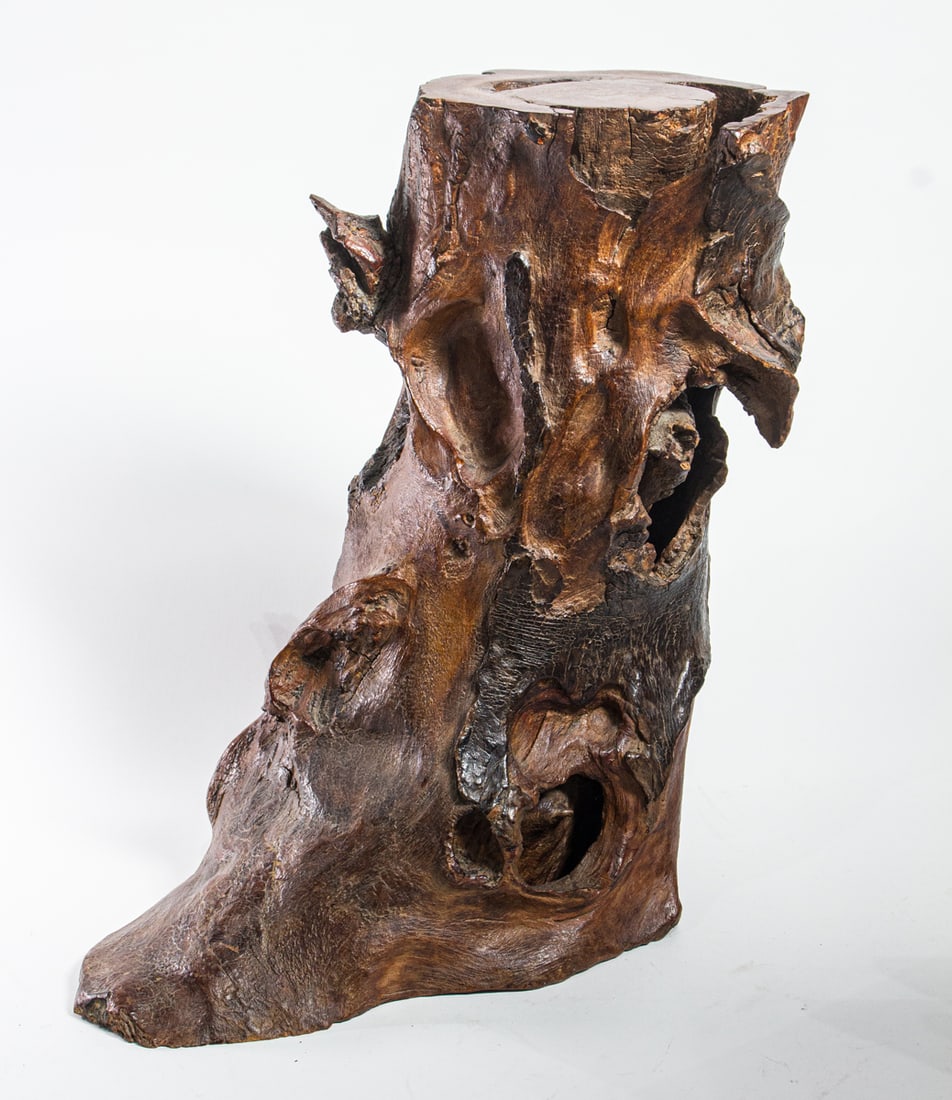 A Japanese Tree Trunk Stand Auction