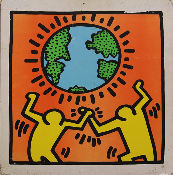 Print, After Keith Haring, Earth Day