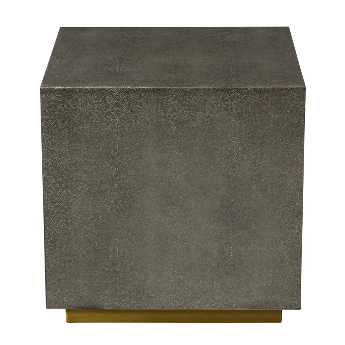 An Rh (restoration Hardware) Faux Shagreen Cube Side Table Auction