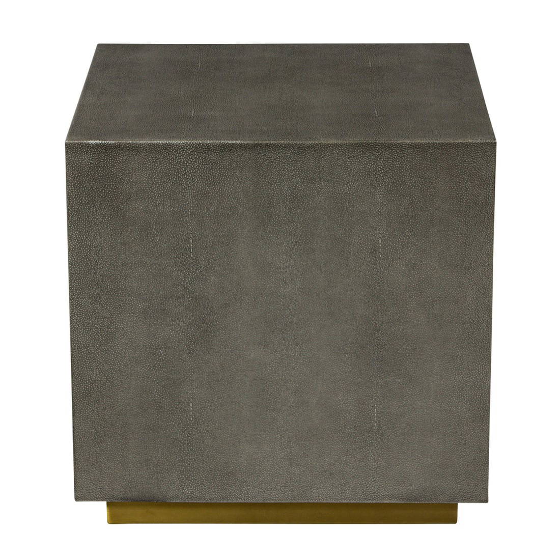 An Rh (restoration Hardware) Faux Shagreen Cube Side Table Auction