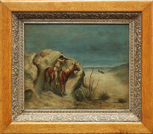 Painting, ADM Cooper, An Apache Indian