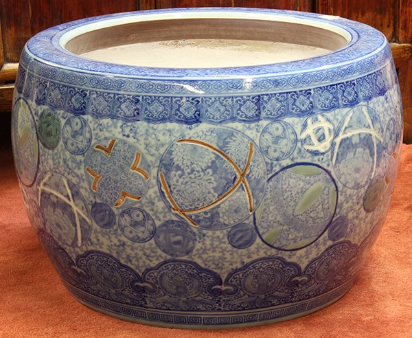 Large Japanese Ceramic Hibachi