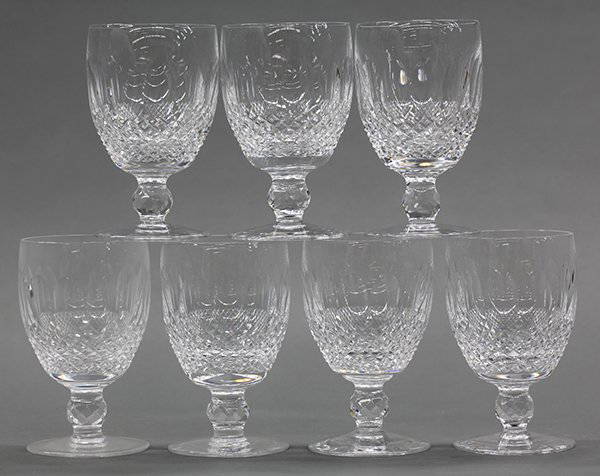 Cut Crystal Goblets, 20th Century