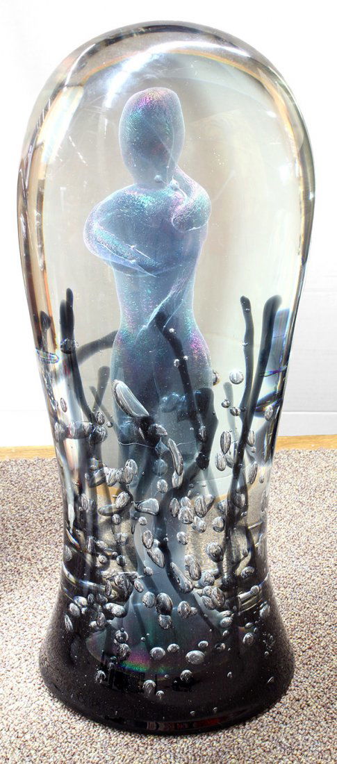 Elio Raffaeli Murano glass sculpture