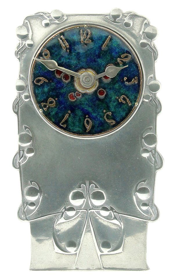 Liberty & Co Tudric clock by Archibald Knox