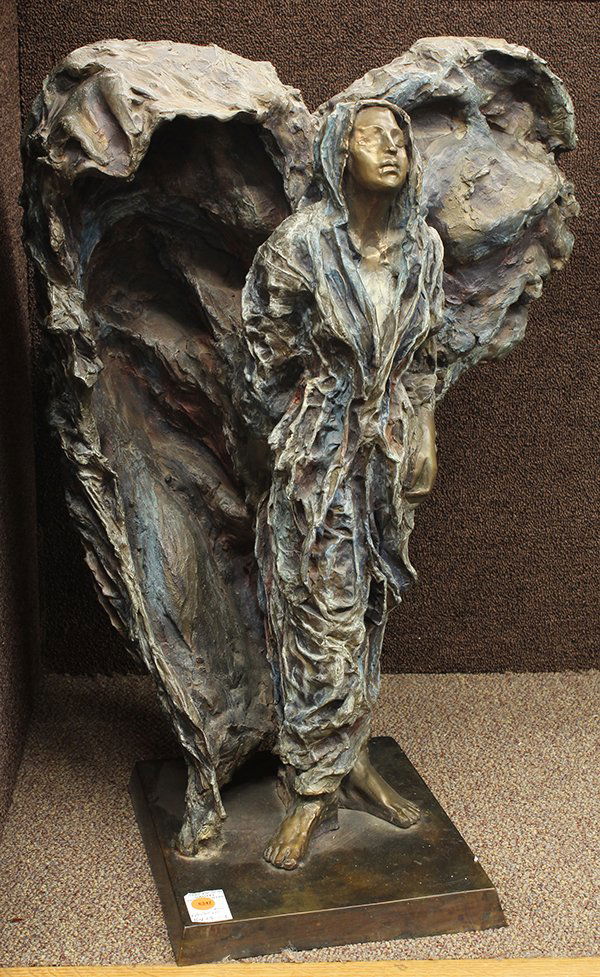 Sculpture, Lin Evola, Jerusalem Peace Angel - Nov 10, 2013 | Clars Auction Gallery in CA